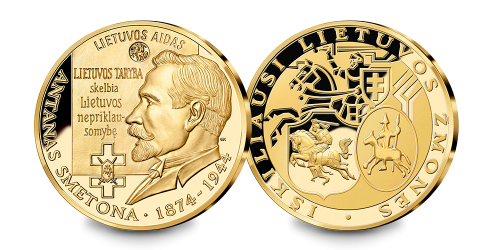 Paauksuotų medalių rinkinys „Pirmieji Lietuvos Respublikos prezidentai ...